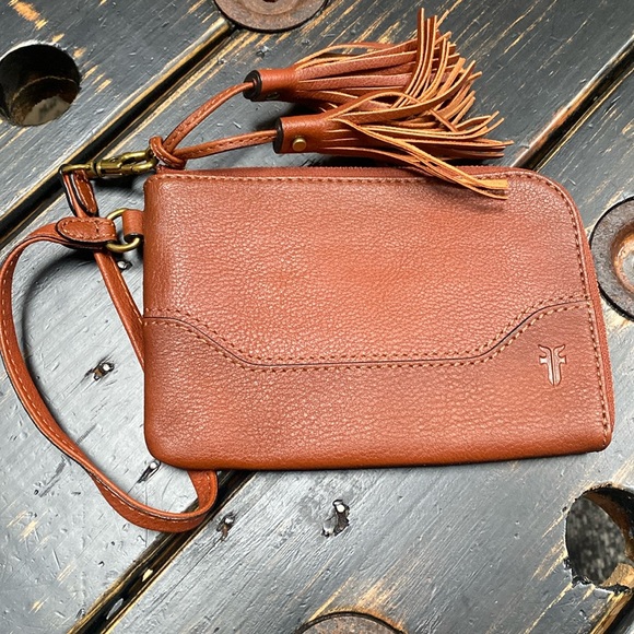 Frye | Bags | Frye Wristlet With Double Tassel Detail | Poshmark